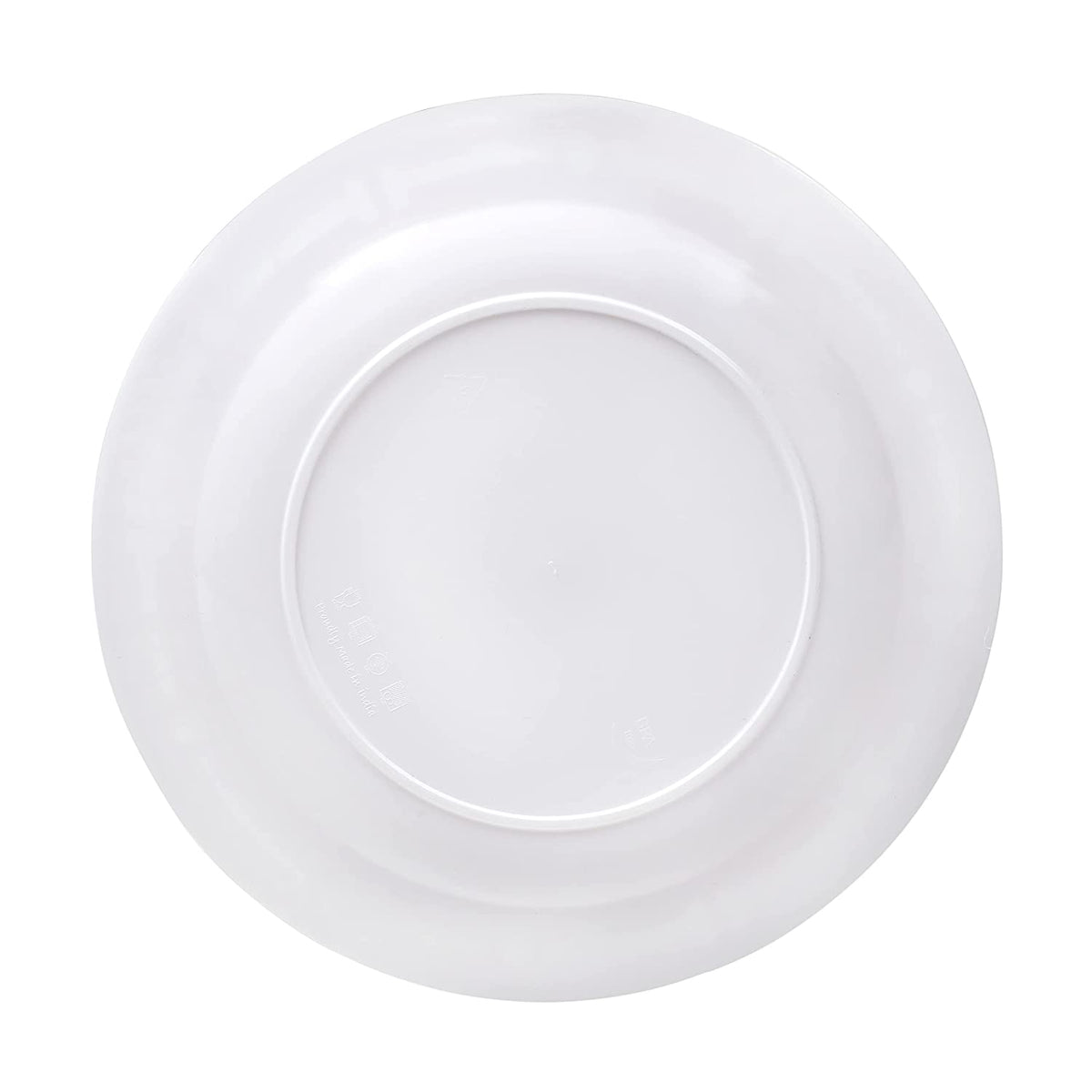 Cutting EDGE Round Double Colour Dinner Plates ,Unbreakable / Lightwei